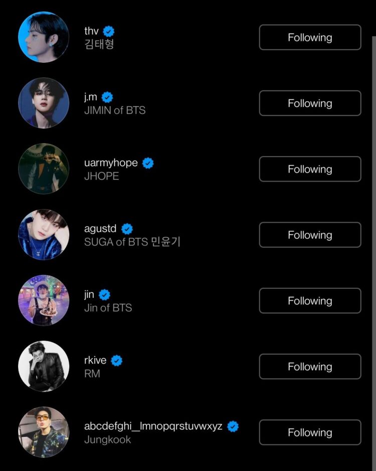 BTS announces holidays and launch individual Instagram accounts