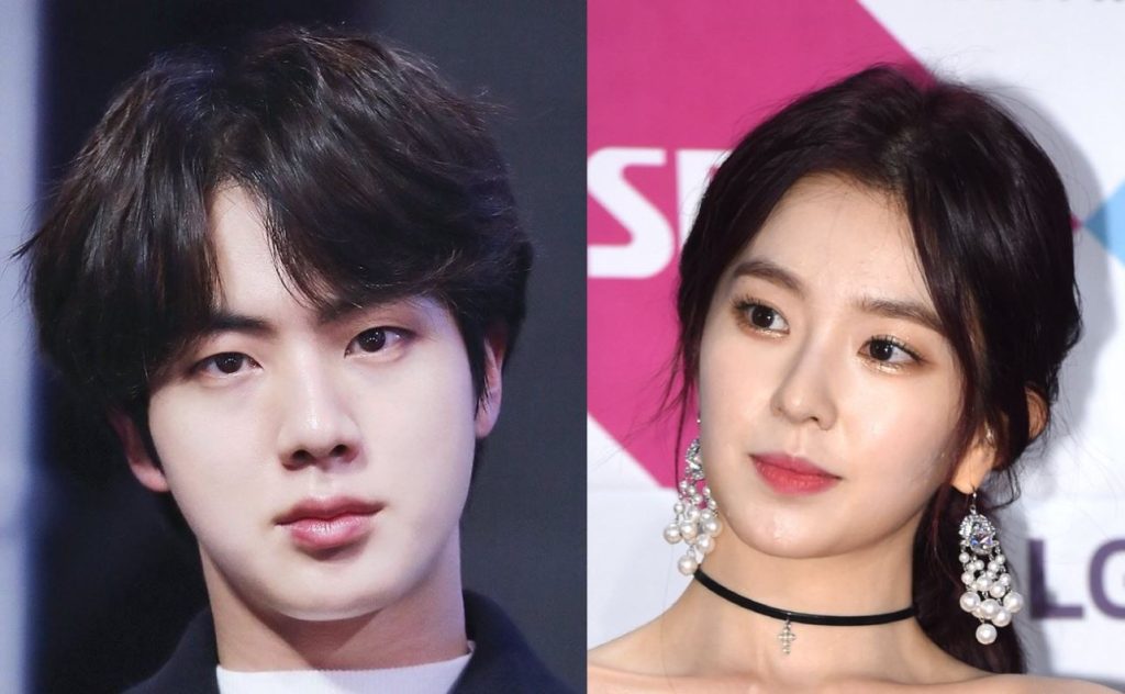 BTS' Jin is linked to Red Velvet's Irene as they become the perfect couple