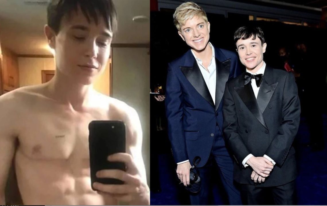 Elliot Page proudly flaunts his love partner, a non-binary trans comedian