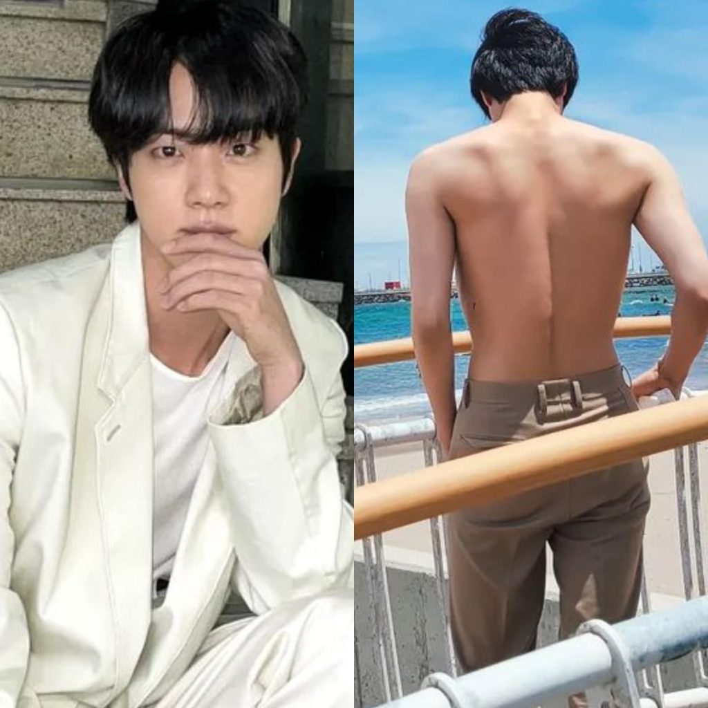 BTS Jin shows his sexy tattoo and fans went crazy