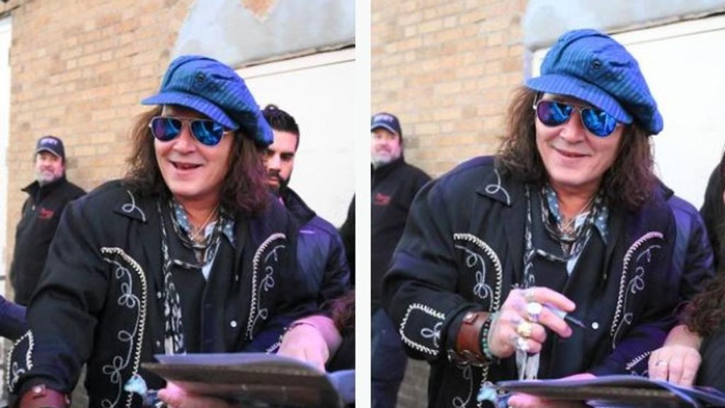 Johnny Depp returns to acting and attacks his director with violence