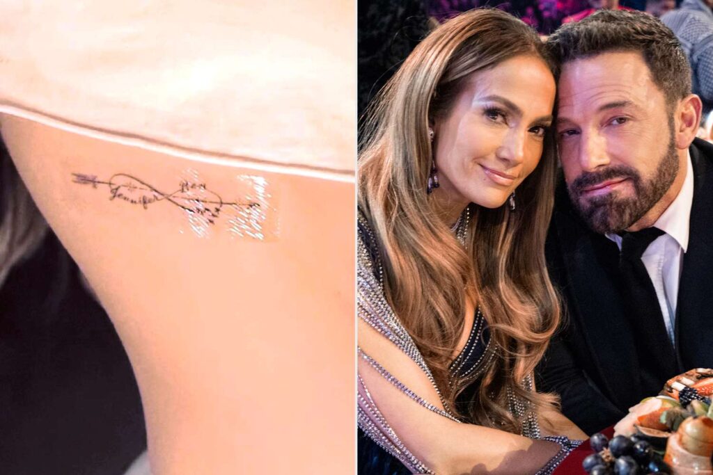 Jennifer Lopez and Ben Affleck get tattooed to show their love