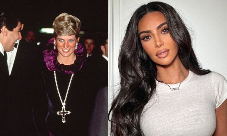Royal family reportedly mocked Kim Kardashian for buying Princess Diana ...
