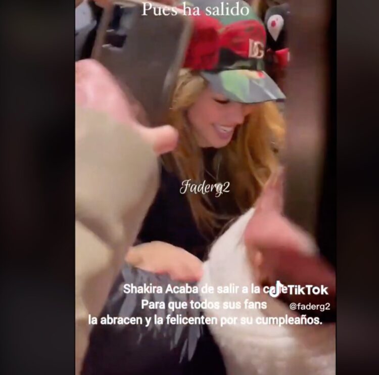 Shakira seen crying in public on her birthday