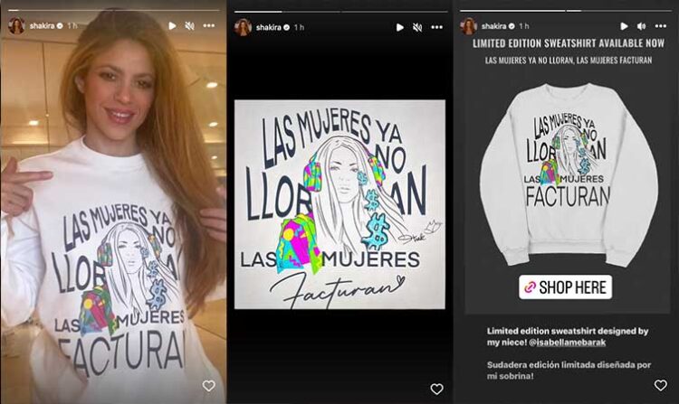 Shakira launches clothing line inspired by Gerard Piqué