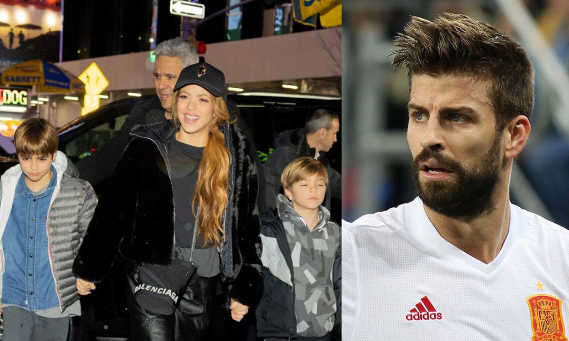 The children of Shakira mocked Gerard Piqué in the United States (VIDEO)