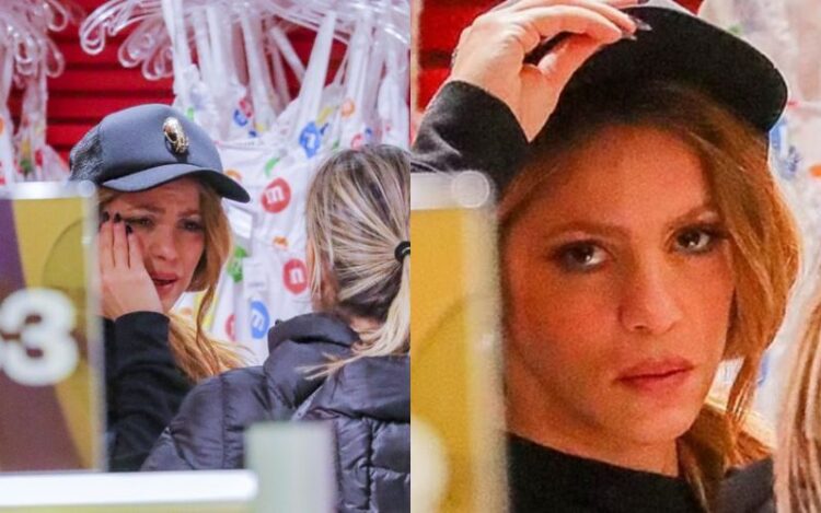 Shakira is caught crying inconsolably in the U.S.
