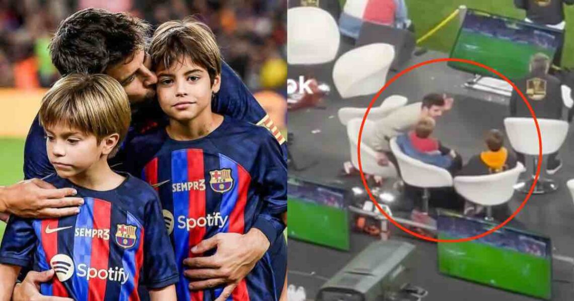 Piqué's children allegedly disrespected him and that's why he scolded ...
