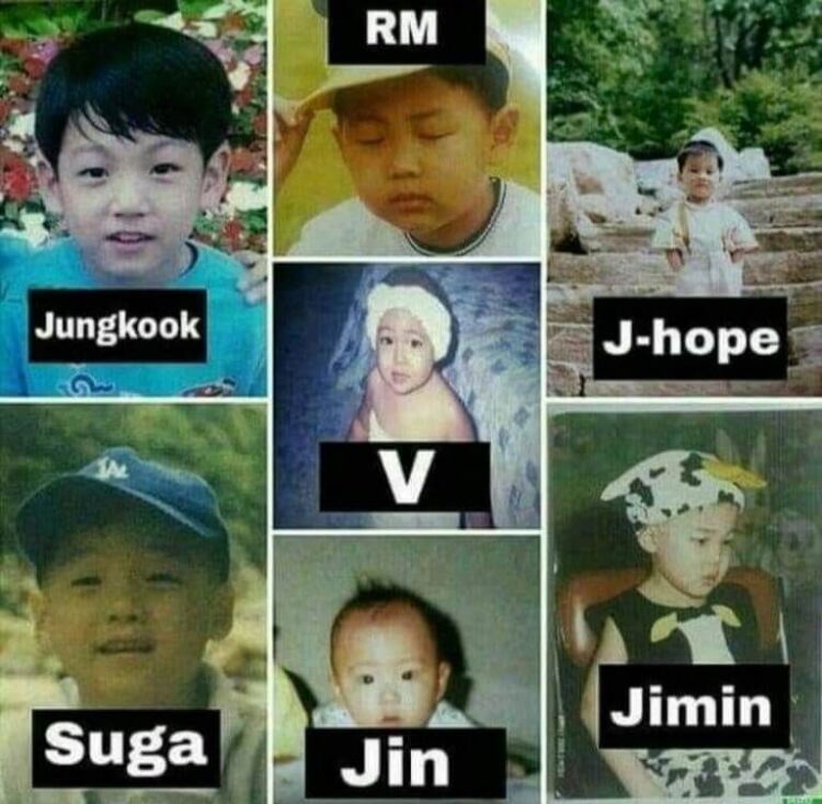This is how the members of BTS looked like when they were children