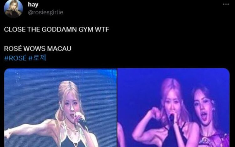 BLACKPINK’s Rosé goes viral for her muscular body during the Born Pink Tour