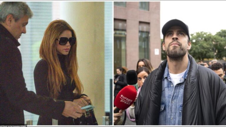 Gerard Piqué seen with his children in Miami