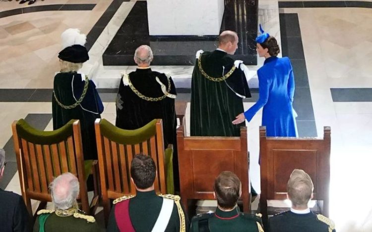 Kate Middleton was captured playfully slapping Prince William's butt in ...