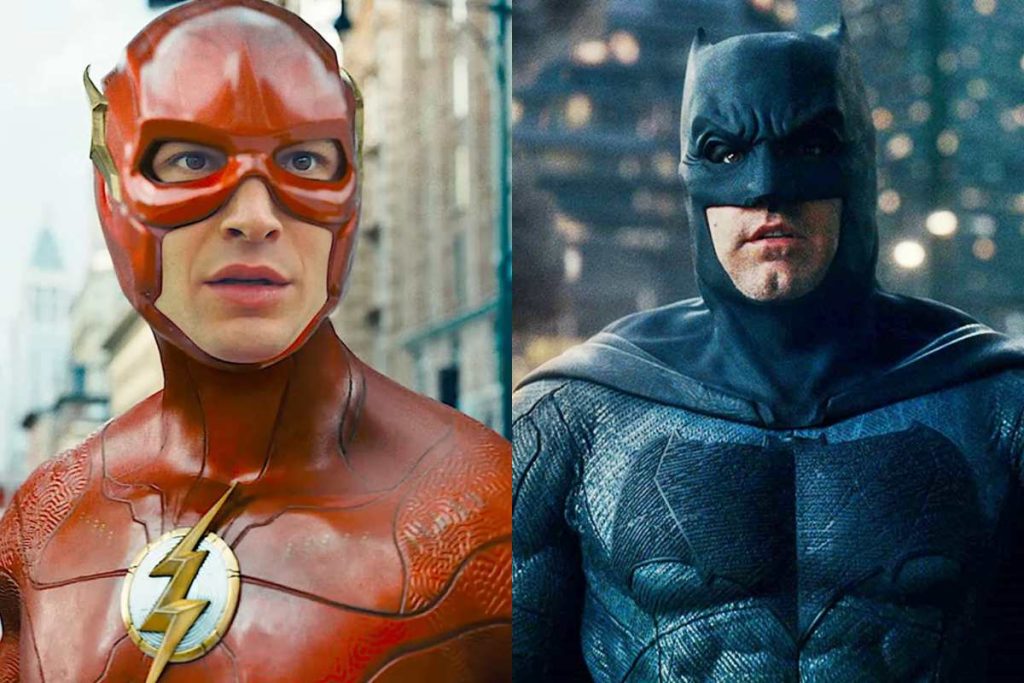 The details of the striking Batman costume Ben Affleck wore in THE FLASH