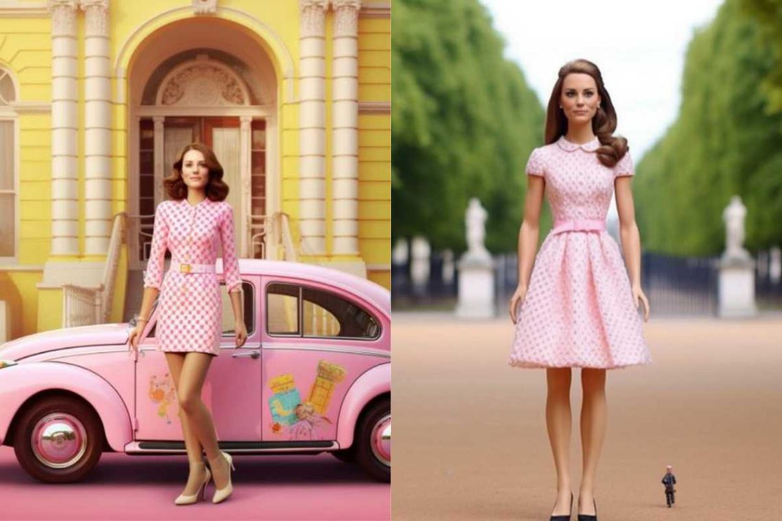 Image of Kate Middleton as a barbie goes viral