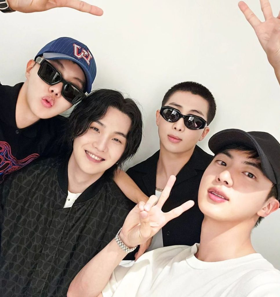 Jin, J-Hope, and RM had touching reunion with Suga at his last tour concert