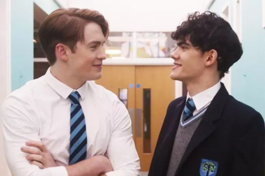 The hot scenes of Heartstopper were improvised