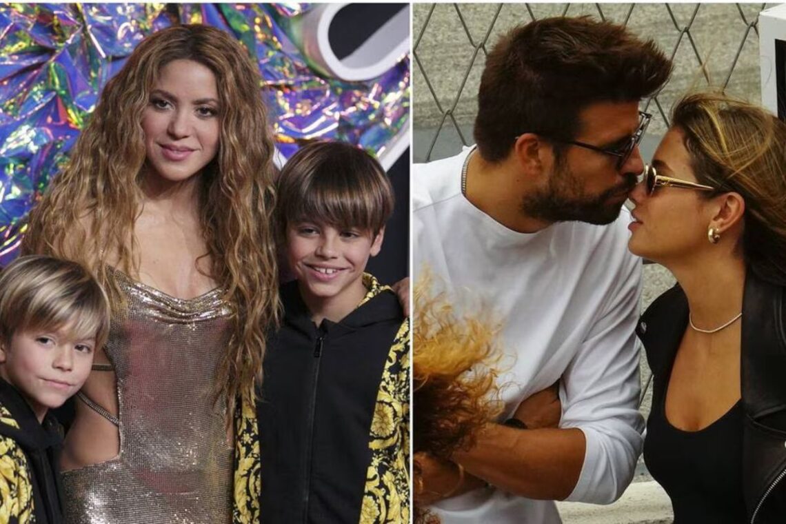 Gerard Piqué's farewell with his sons Sasha and Milan before moving in ...