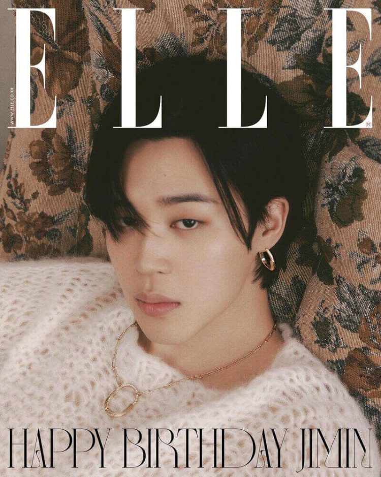 BTS' Jimin poses for the cover of ELLE Korea and talks about his ...