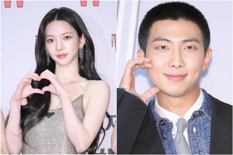 RM of BTS and Karina of aespa were seen having dinner together