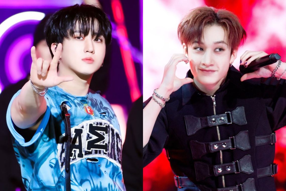 Changbin and Bang Chan from Stray Kids have been caught having intense ...