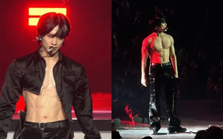 SHINee's Taemin surprises his fans by showing his physique during a ...