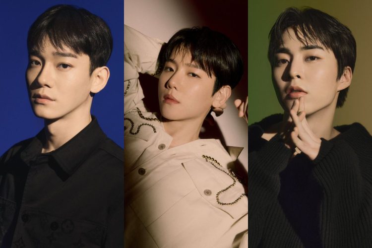 EXO-CBX Baekhyun, Chen, and Xiumin publish new photos with their new agency