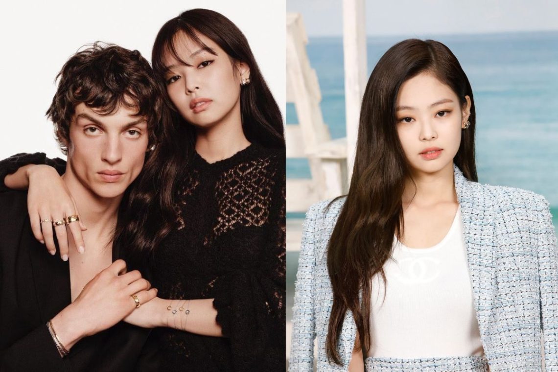 The close-up photos between BLACKPINK's Jennie and a Chanel model are ...