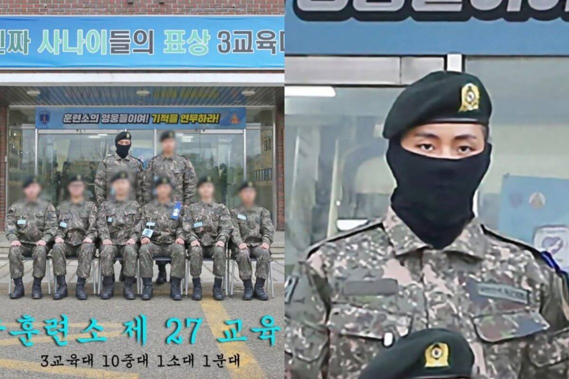 New images of BTS' RM and V in their military service at Nonsan ...