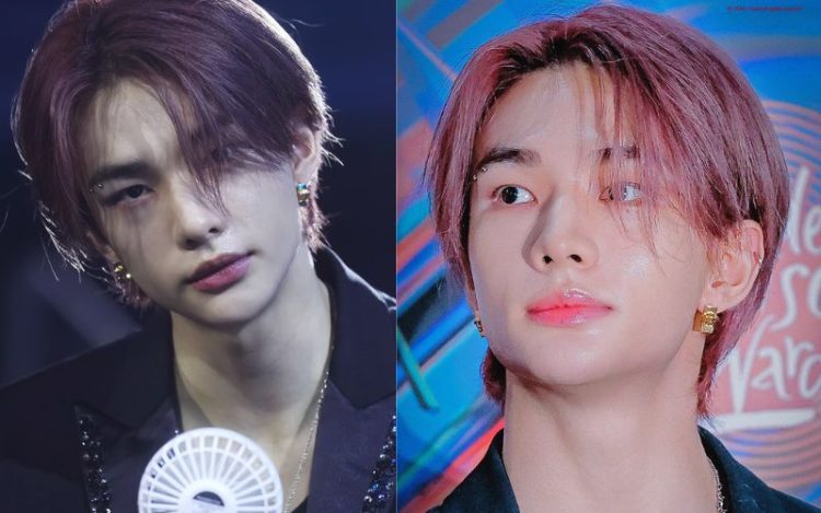 Stray Kids’ Hyunjin debuts a reckless look with an eyebrow-piercing