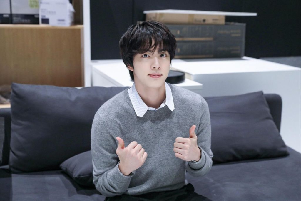 BTS' Jin is praised by a military service trainee for his modest ...
