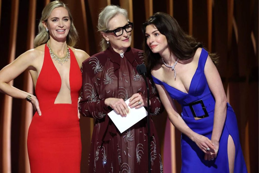 The most ironic moment of the SAG Awards was starring the cast of Devil Wears Prada