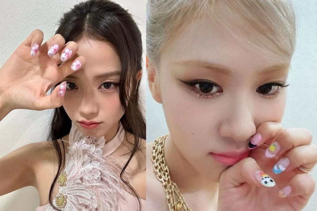 Nail designs inspired by BLACKPINK that are perfect for Valentine's Day