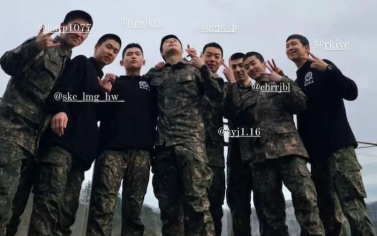BTS' RM shares a new picture with fellow soldiers
