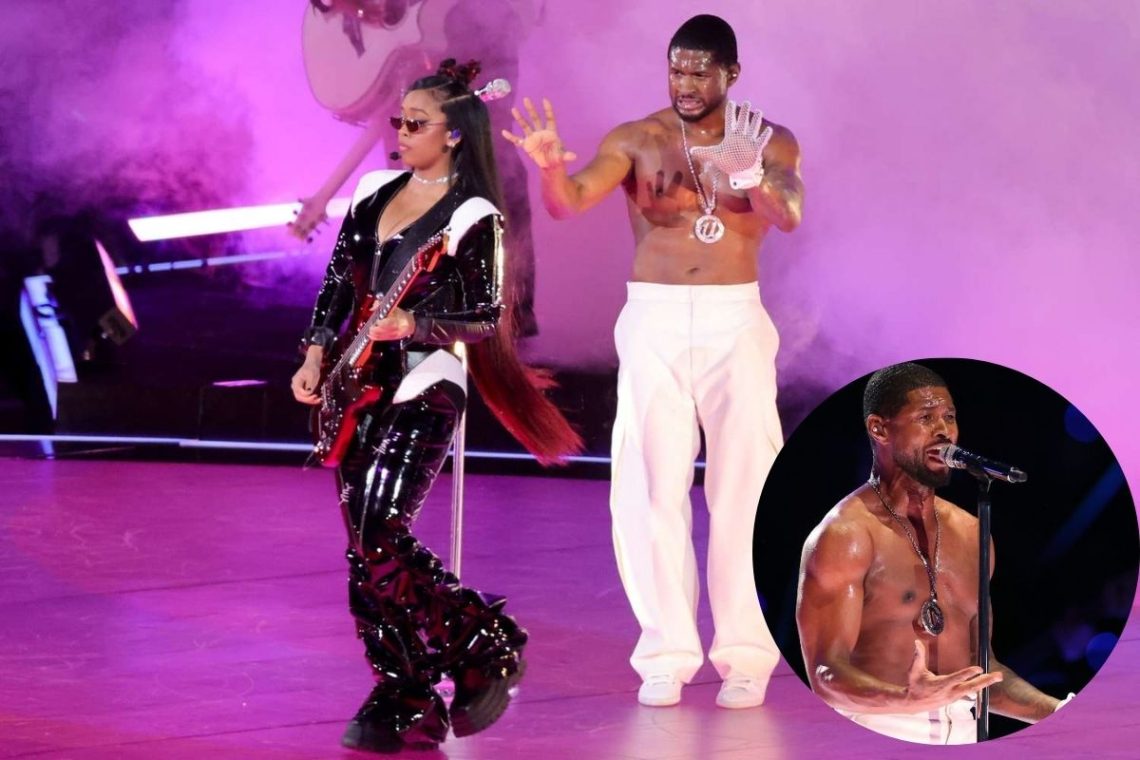 This is the setlist of Usher's presentation