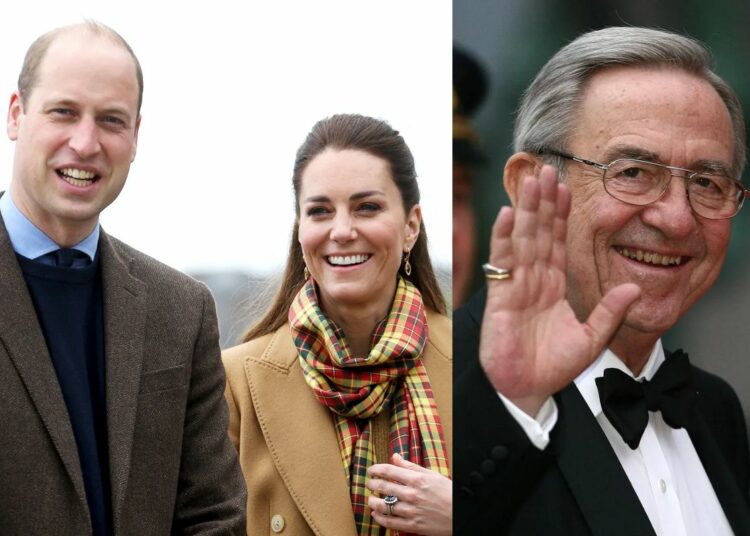Prince William missed his godfather, King Constantine of Greece ...
