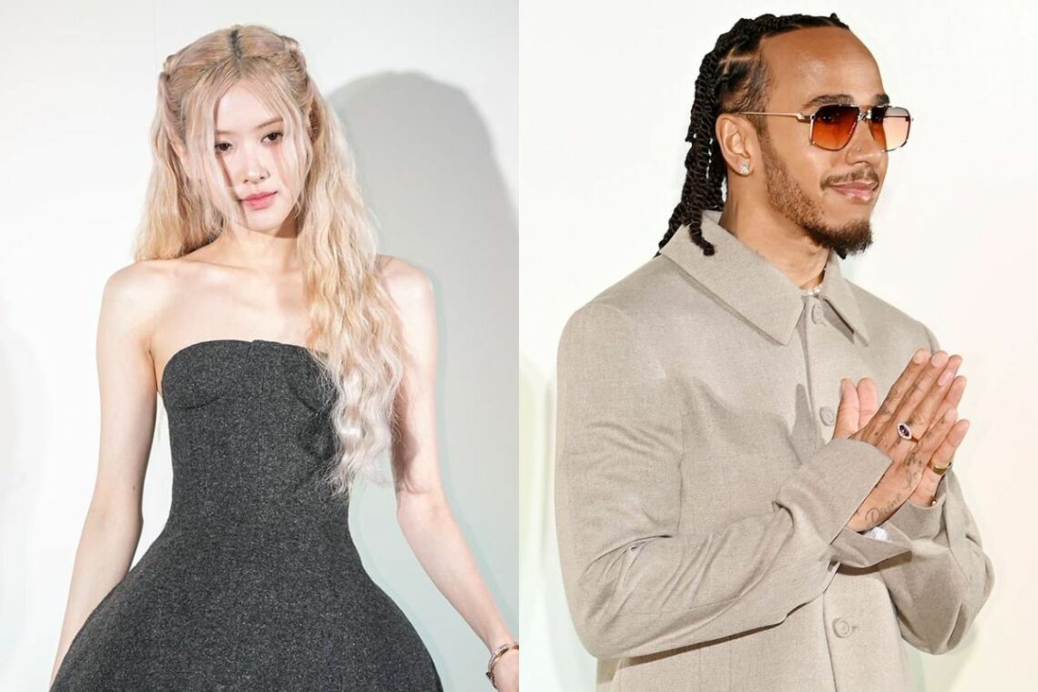 BLACKPINK's Rosé and Lewis Hamilton appear together, enchanting with ...