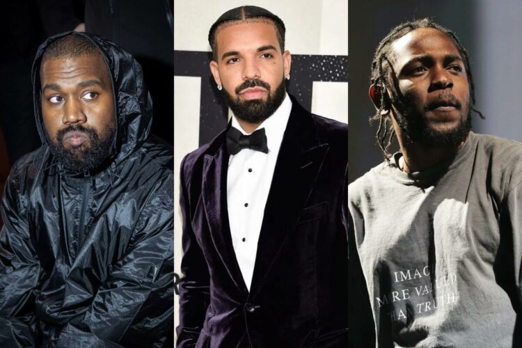 Kanye West claims Drake's raps against Kendrick Lamar 'means nothing ...