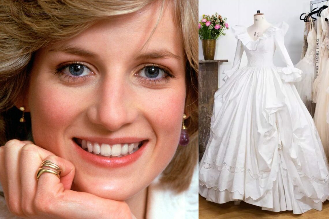 This is why Princess Diana's secret wedding dress was never revealed ...
