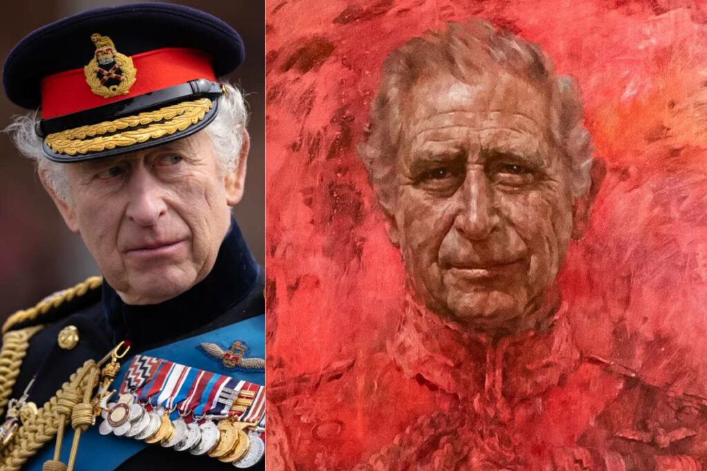 King Charles is compared to the devil due to his new controversial portrait