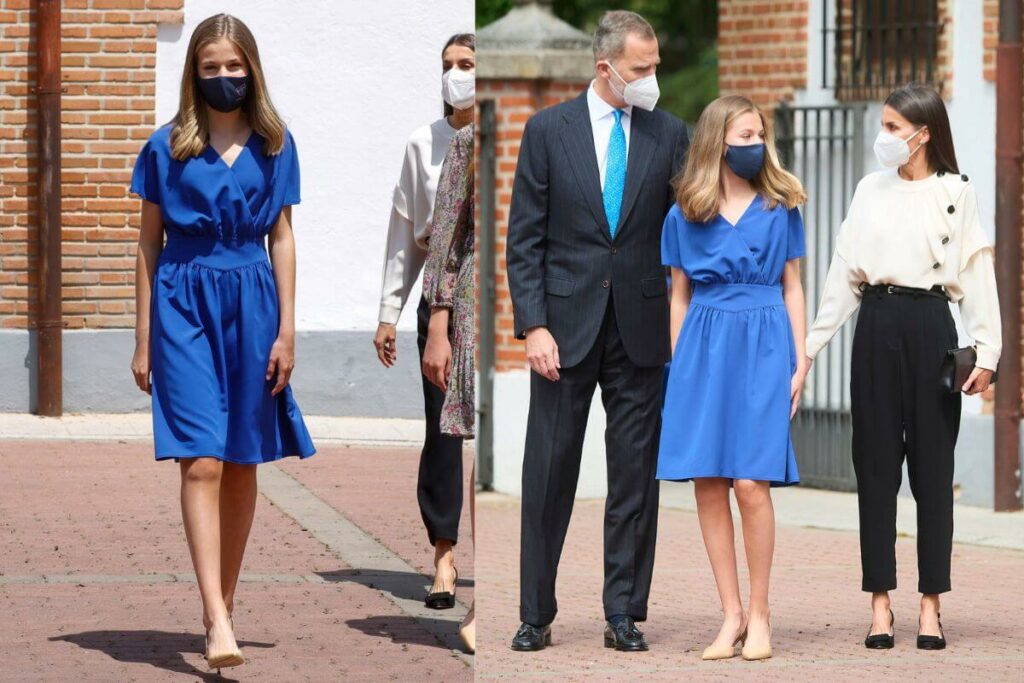 This is the beautiful outfit that Princess Leonor wore for her ...