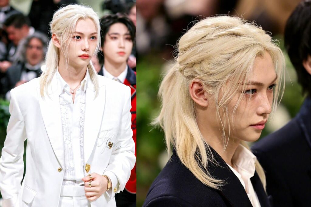 Stray Kids' Felix continues to cause a sensation with the look he wore at the Met Gala 2024