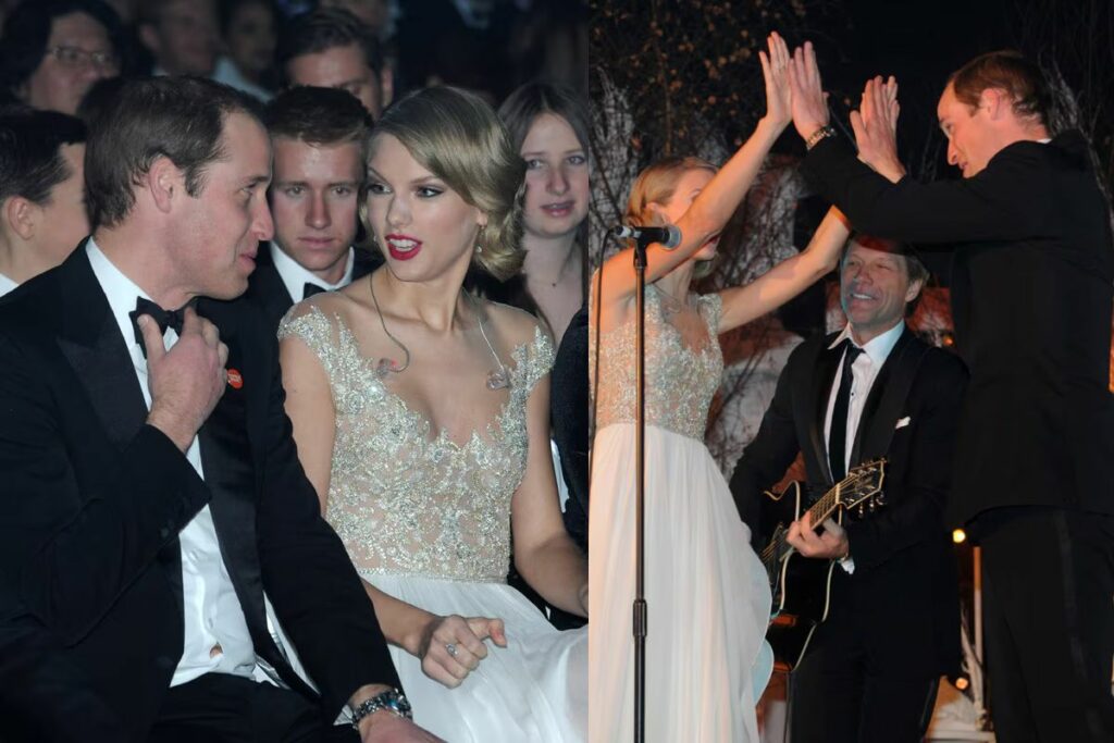 The iconic moment Prince William duets with Taylor Swift