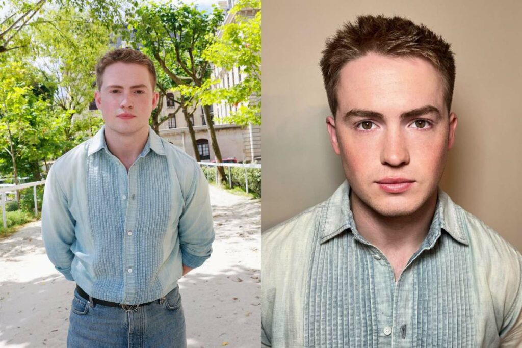 Kit Connor stuns in the 2024 Paris Fashion Week at the Loewe show