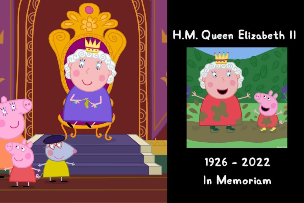 The children series, which made Queen Elizabeth II jump over mud ...