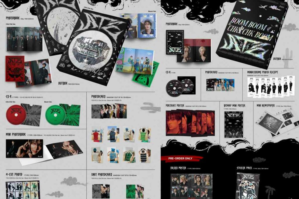 Stray Kids preview the versions of their upcoming album "ATE"