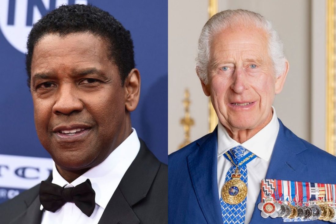 Denzel Washington had a funny interaction with King Charles III at the ...