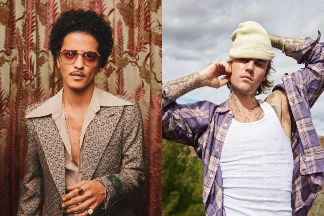 Top 5: Pop kings of the 2020s on the United States' radio, with Bruno ...