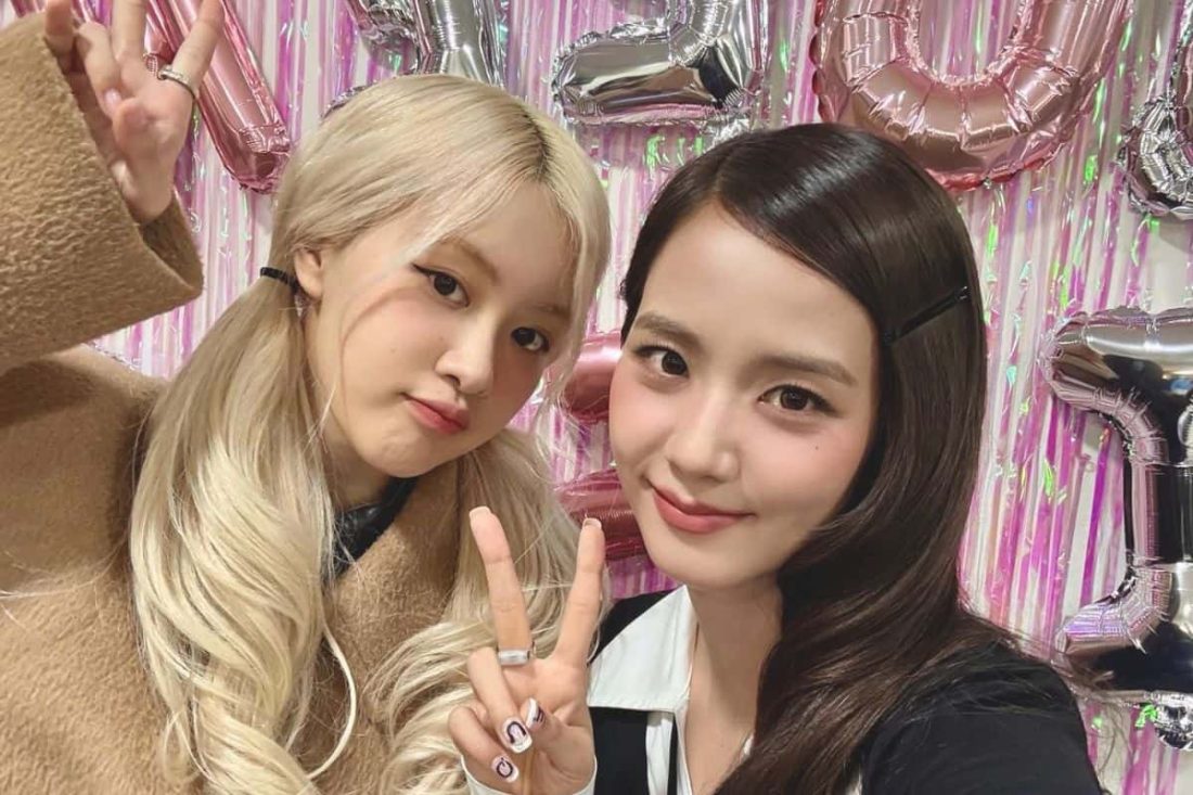 BLACKPINK’s Jisoo and Rosé share a heartfelt moment before Jisoo’s performance on Inkigayo