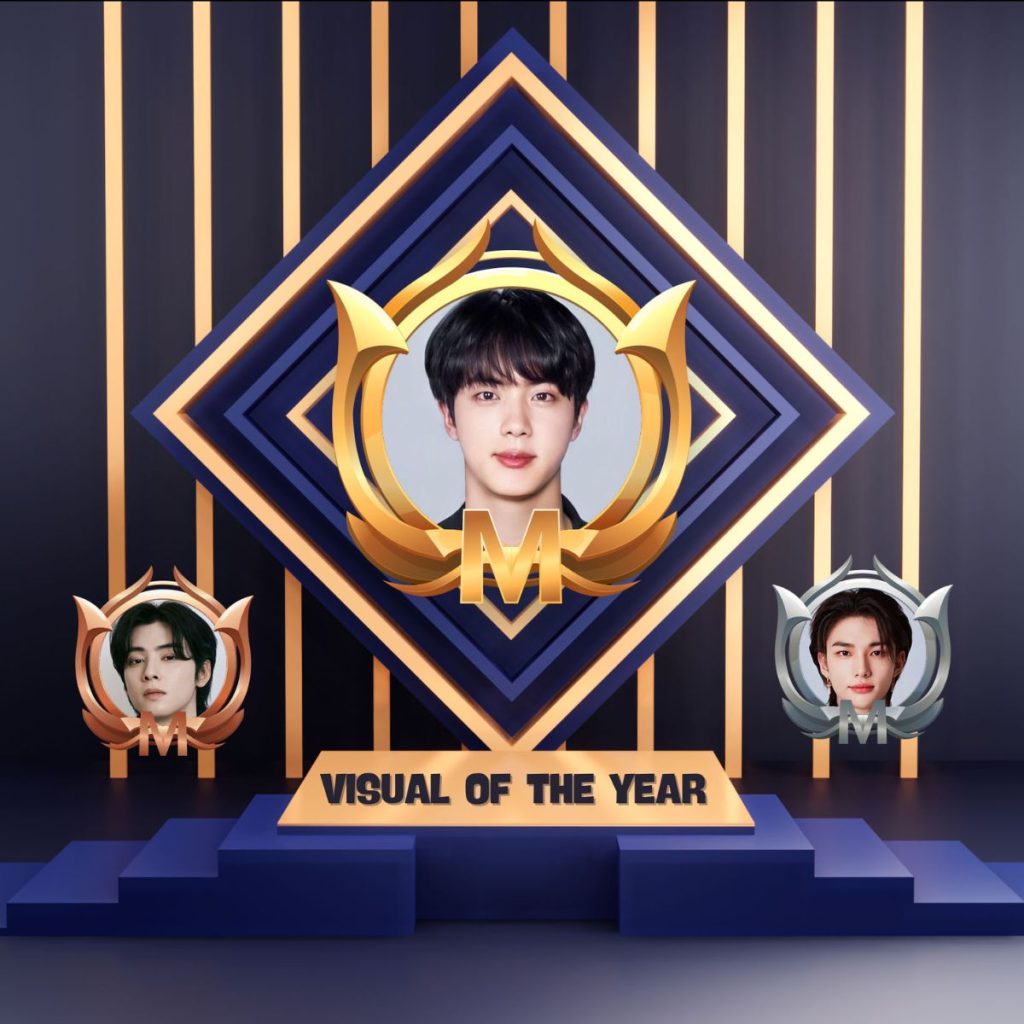 BTS' Jin won visual of the year becoming the most handsome kpop idol of ...