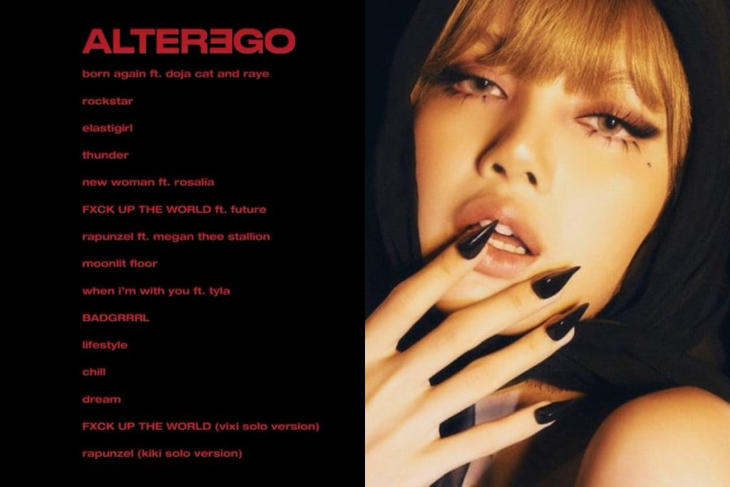 BLACKPINK’s Lisa reveals the “Alter Ego” tracklist